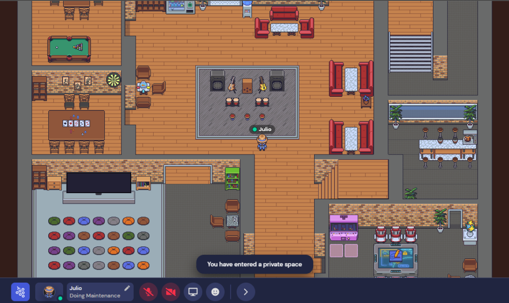 Converting Real Architecture into Virtual Gather Town Space - With Julio