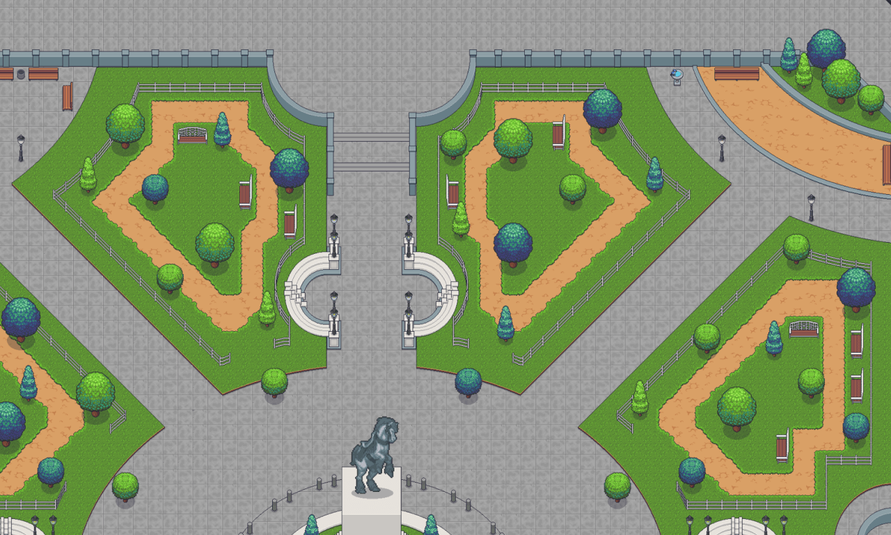 Plaza Area for Virtual Event Space in JSON Format - Portfolio