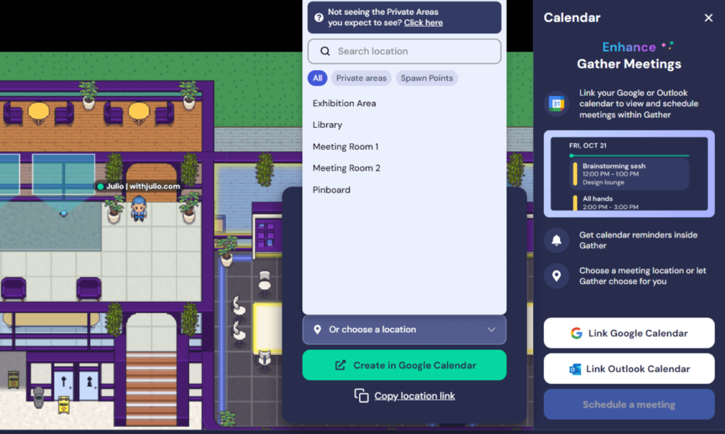 How to Setup Custom Spawn Area to Your Gather Town Space - With Julio
